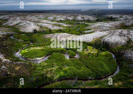 Eastmain River at James Bay, Quebec Stock Photo - Alamy