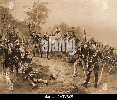The Battle of Dettingen Stock Photo - Alamy