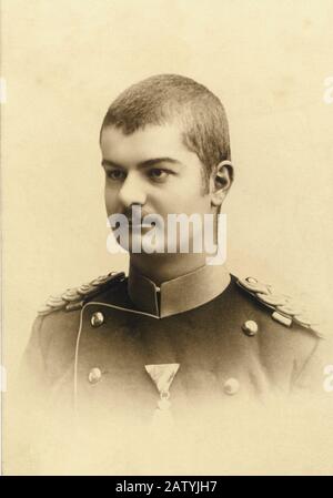 Alexander I Obrenovic (1876-1903). King of Serbia (1889-1903). The king ...