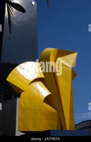 El Caballito - Cabeza de caballo or Horses Head - yellow sculpture on ...