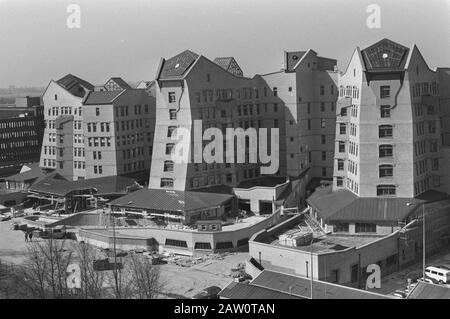 New headquarters NMB in Amsterdam (Bijlmermeer) with its striking ...