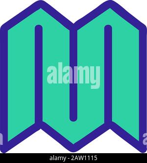 Billboard mockup linear icon. Thin line illustration. Large format ...