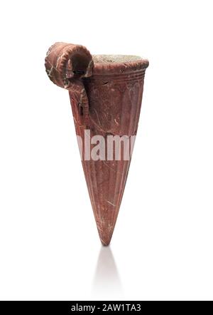 Minoan conical fluted stone rhython from the Knossos Palace 1600-1450 ...
