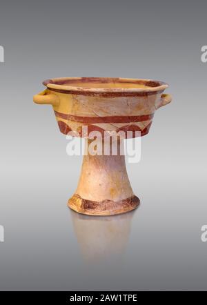 The Minoan domestic vessels, a bowl on stand, Early Protopalatial ...