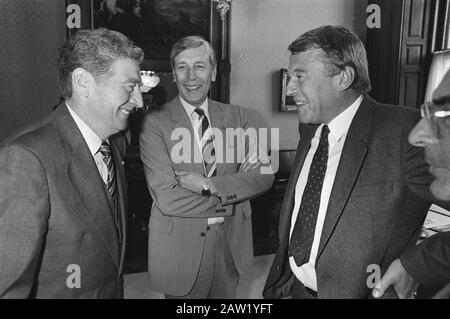 Left to right former Defense Ministers of the USSR Marshals Dmitry ...