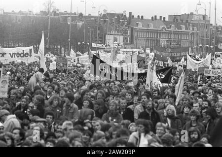 Peace march in Amsterdam by about 350,000 people against nuclear ...