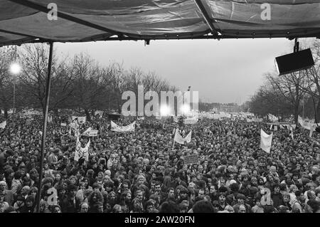 Peace march in Amsterdam by about 350,000 people against nuclear ...