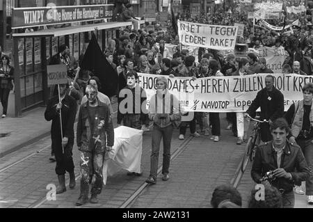 Peace march in Amsterdam by about 350,000 people against nuclear ...