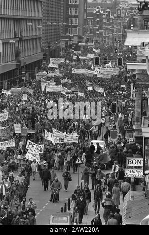 Peace march in Amsterdam by about 350,000 people against nuclear ...