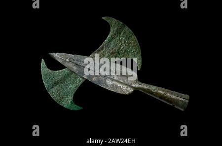 Minoan cult bronze double axe 'labrys', 1600-1400 BC, Heraklion ...