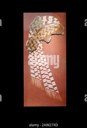 Minoan 'Sacred Knot" fresco wall art depicting the religious apotropaic ...