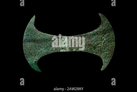 Minoan cult bronze double axe 'labrys', 1600-1400 BC, Heraklion ...