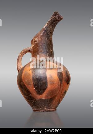 Vasiliki Ware jug with characteristic mottled decorations, Vasiliki ...