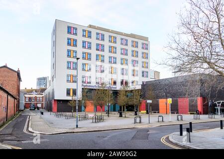 Exterior of Portsmouth University, Portsmouth, Hampshire, UK Stock ...