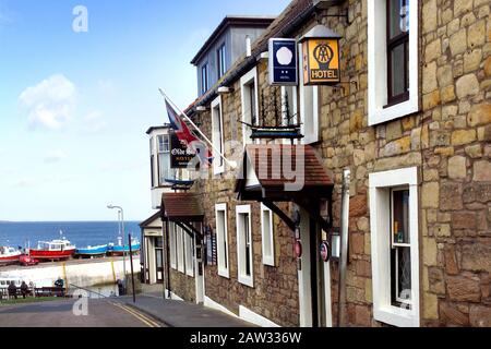 The Olde Ship Inn Seahouses Stock Photo - Alamy