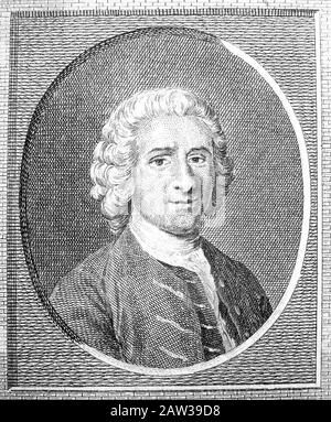 1770 ca , FRANCE : The French Francophone Genevan Enlightenment writer, essayist and philosopher ...