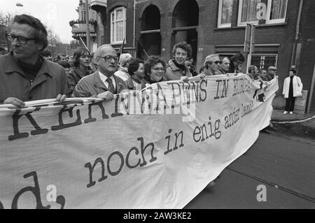 Peace march in Amsterdam by about 350,000 people against nuclear ...