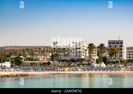 Sandy Bay Beach, Ayia Napa, Cyprus Stock Photo - Alamy