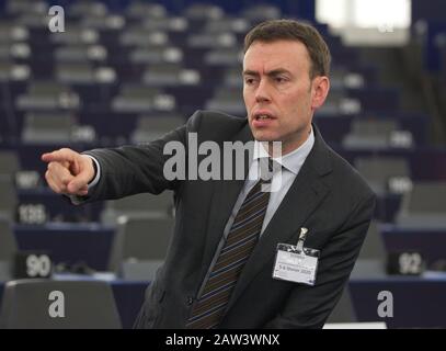 Strasbourg, France - February 05, 2020: German-French Parliamentary ...