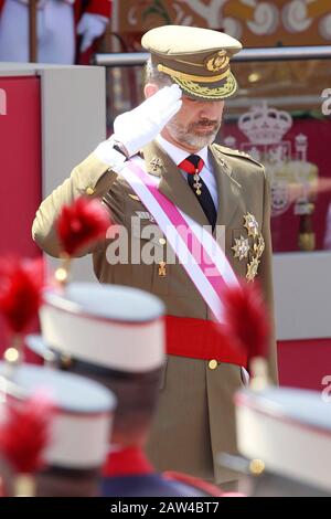 Spanish King Felipe VI attending the "Rey de Espana de Periodismo ...