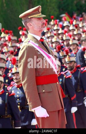 Spanish King Felipe VI attending the "Rey de Espana de Periodismo ...