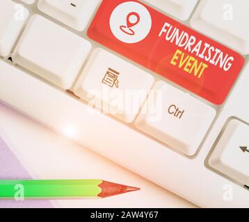 Text sign showing Fundraising Event. Business overview campaign whose ...