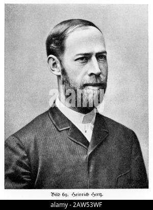 Heinrich Rudolf Hertz, German physicist Stock Photo - Alamy