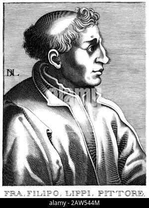 FILIPPO LIPPI - aka Lippo Lippi (c 1406-1469) Italian painter Stock ...