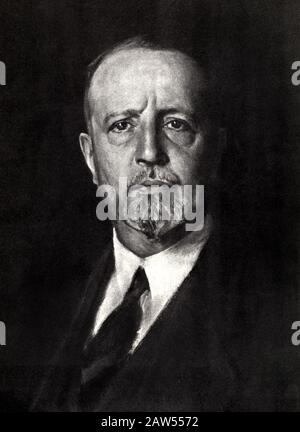 Count Giuseppe Volpi di Misurata, Minister of Finance during the period ...