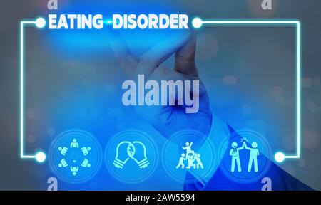 Handwriting text writing Eating Disorder. Conceptual photo illnesses ...