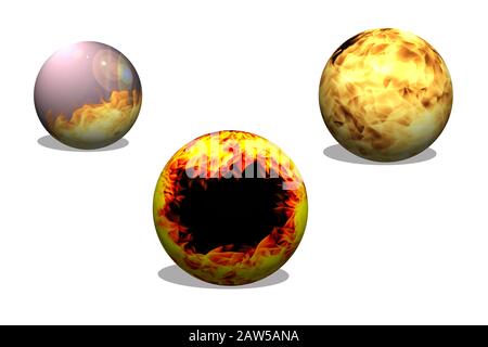 Burning objects and objects on fire background Stock Photo - Alamy