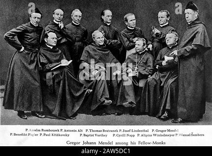 Gregor Johann Mendel, (1822 – 1884) biologist, meteorologist ...