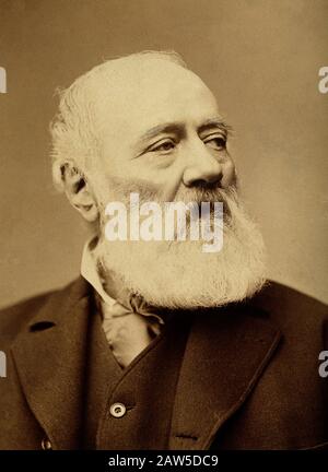 ANTONIO MEUCCI (1808-1889) Italian inventor, about 1879 Stock Photo - Alamy