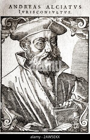Andrea Alciato, Italian jurist and writer Stock Photo - Alamy