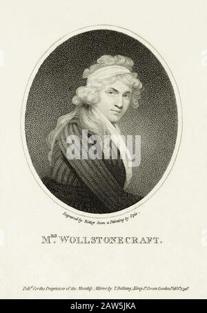 Mary Wollstonecraft (1759-1797), British writer, philosopher, and ...