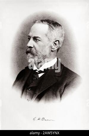 Portrait of George Howard Darwin (1845-1912), Mathematician and ...