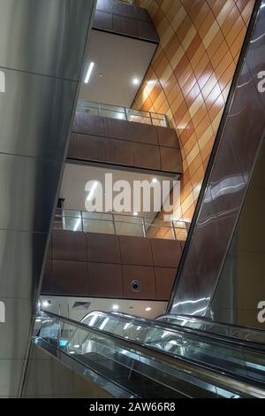 Singapore, April, 2019. Rochor MRT station at Singapore. The Mass Rapid ...