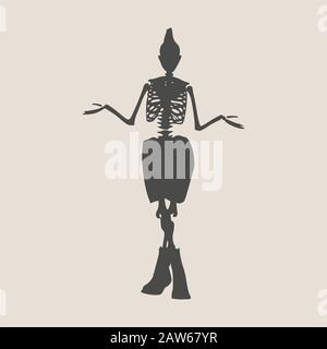 Skeleton shrugging shoulders Stock Vector Image & Art - Alamy