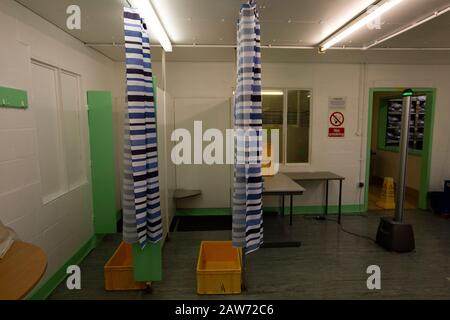 The intimate search area for newly-arrived prisoners at HMP Liverpool ...