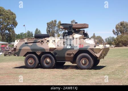 BLOEMFONTEIN, SOUTH AFRICA - NOVEMBER 1, 2008: A Ural sidecar ...