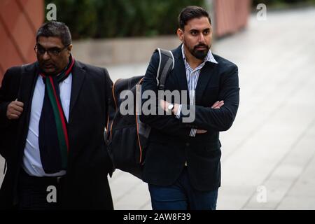 Mohammed Ijaz arriving at Manchester Crown Court where he and Pakistan ...