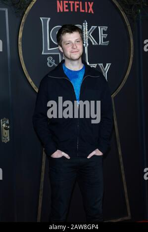 LOS ANGELES - FEB 5: Tyler Barnhardt at the "Locke & Key" Series ...