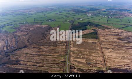 Rural Irish peat bog landscape Stock Photo - Alamy