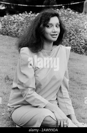 Asha Puthli, indische Sängerin und Schauspielerin, in Hamburg ...