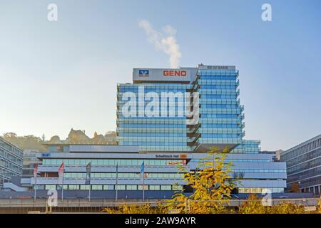 GENO-Haus bank building, center and landmark of the Wuerttembergische ...