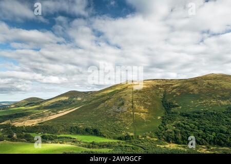 The College Valley and Cheviot from the summit of Great Hetha ...