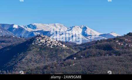 Medieval village of Labro, Rieti, Lazio, Italy Stock Photo: 39700829 ...