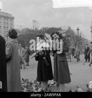 Pictures from Barcelona, January 27, 1957, The Netherlands, 20th ...