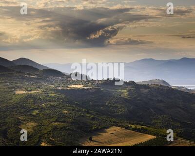 Mendenitsa Castle, Greece, near Thermopylae. Also known as Bodonitsa ...