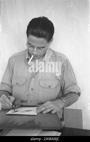 1946 soldier painting Stock Photo - Alamy